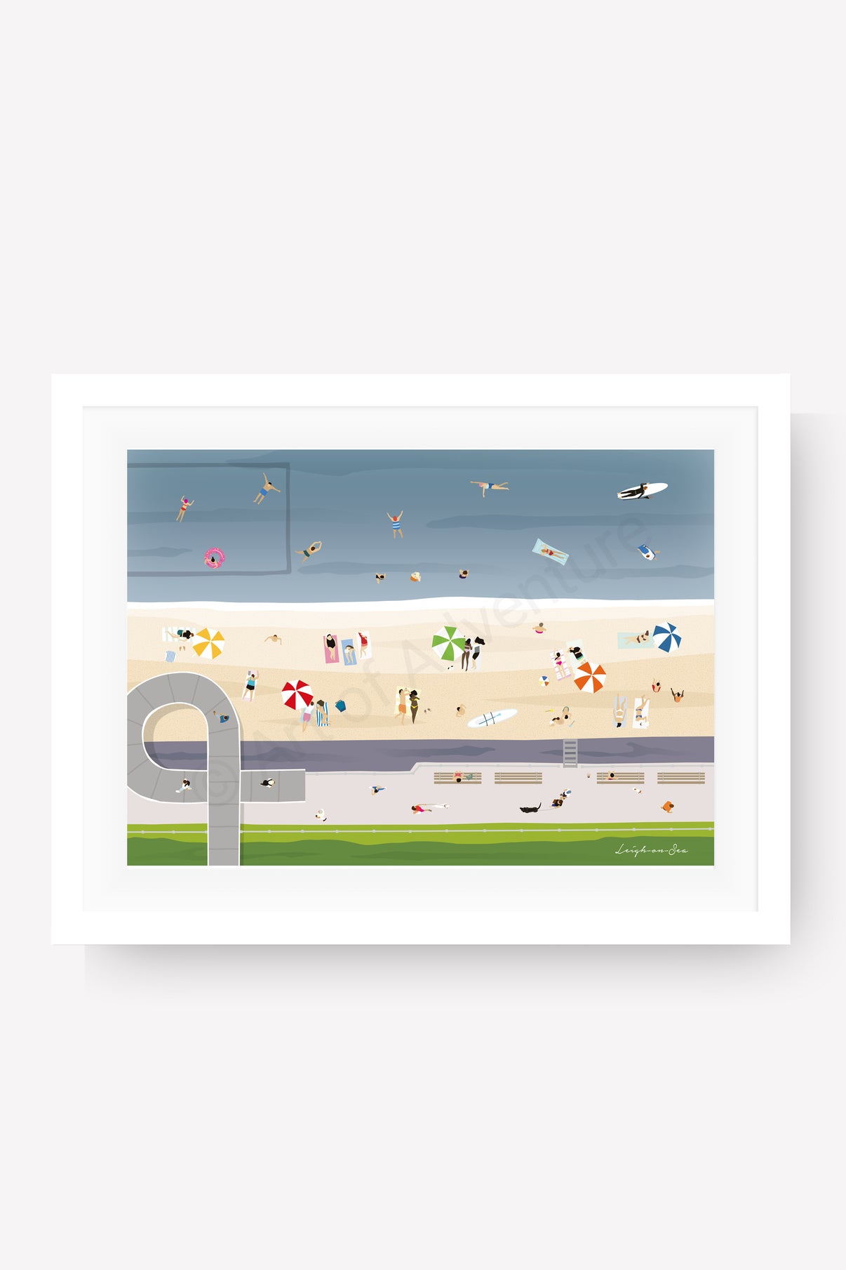 Aerial – Leigh-on-Sea Beach – Art of Adventure
